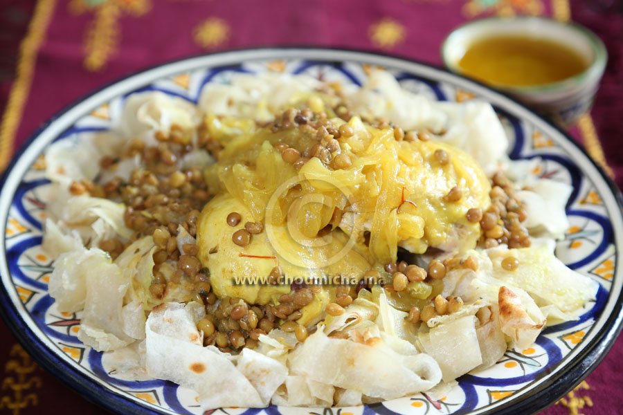Recette Rfissa au poulet